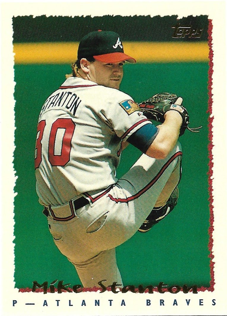 Mike Stanton 1995 Topps #271 Atlanta Braves Baseball Card