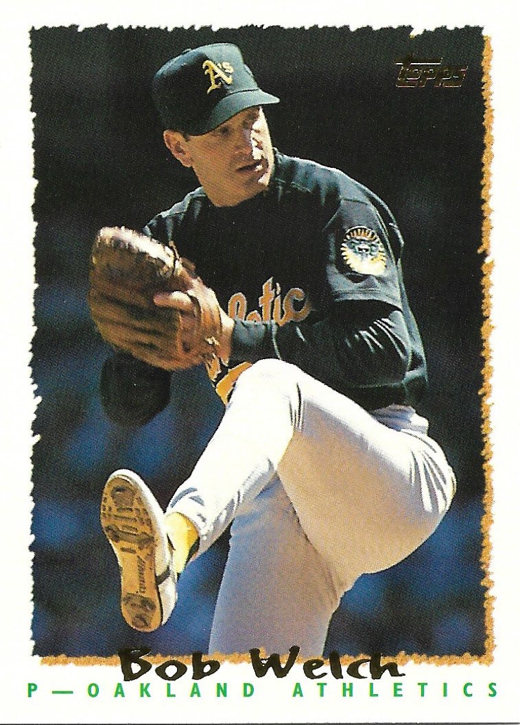 Bob Welch 1995 Topps #364 Oakland Athletics Baseball Card