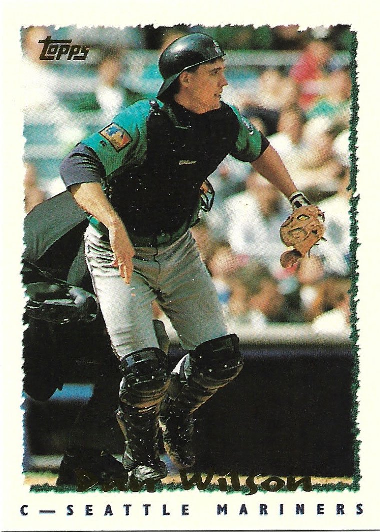 Dan Wilson 1995 Topps #263 Seattle Mariners Baseball Card