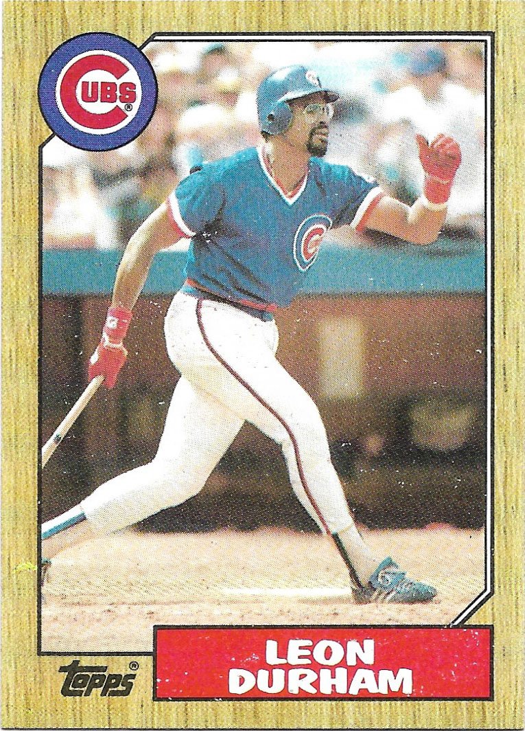 Leon Durham 1987 Topps #290 Chicago Cubs Baseball Card