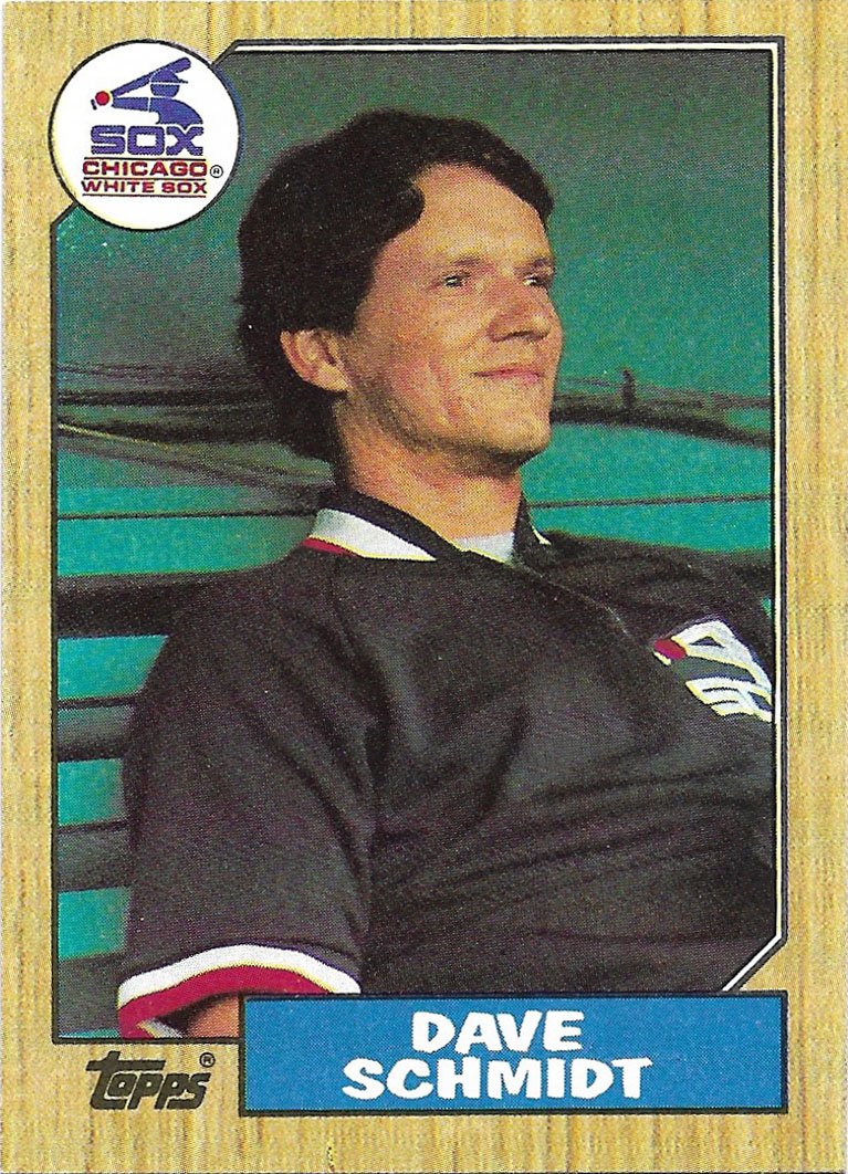 Dave Schmidt 1987 Topps #703 Chicago White Sox Baseball Card