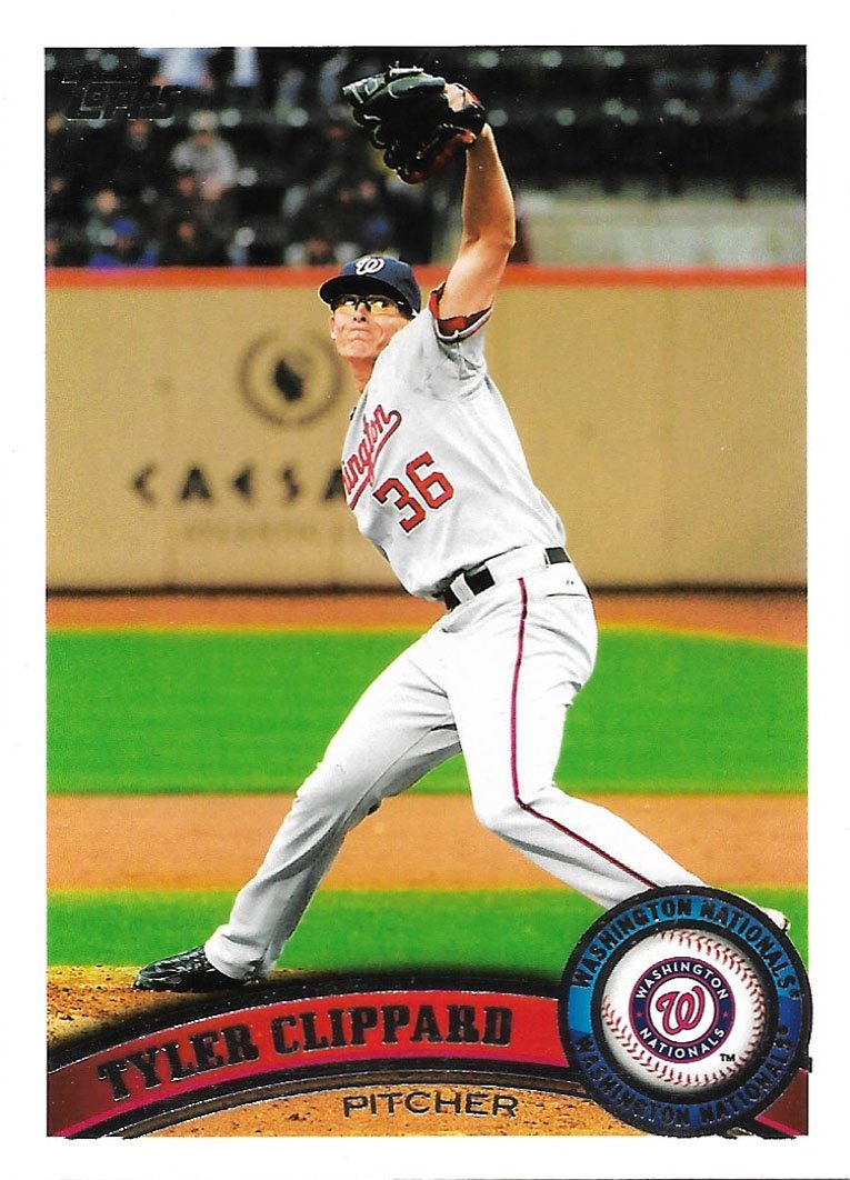 Tyler Clippard 2011 Topps #74 Washington Nationals Baseball Card