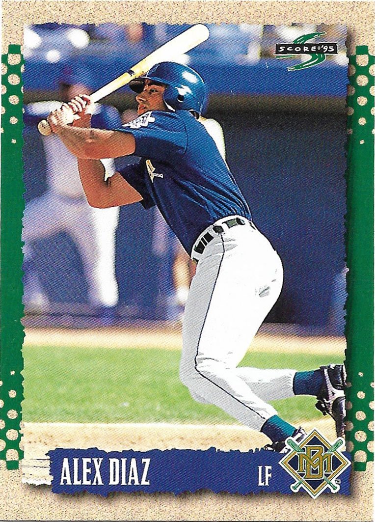 Alex Diaz 1995 Score #533 Milwaukee Brewers Baseball Card