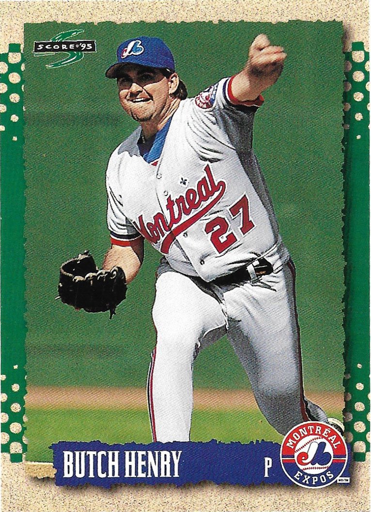 Butch Henry 1995 Score #518 Montreal Expos Baseball Card