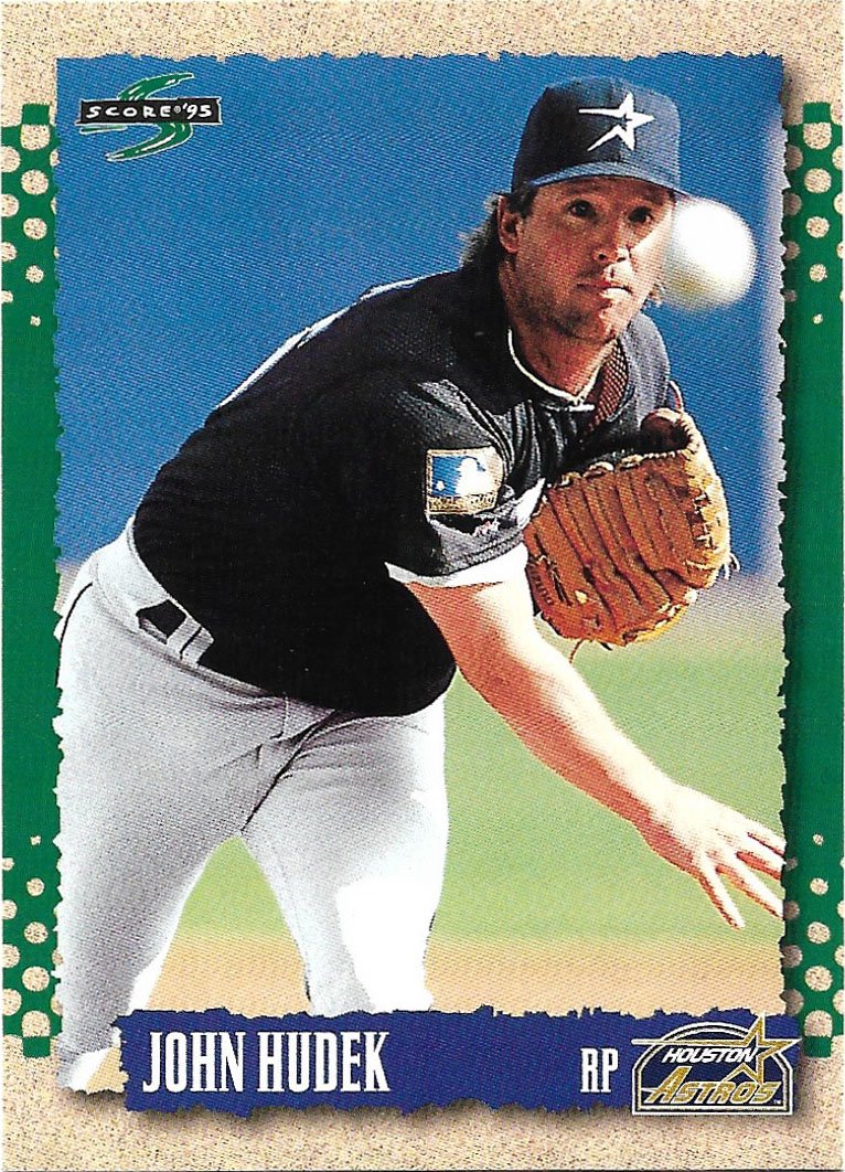 John Hudek 1995 Score #543 Houston Astros Baseball Card
