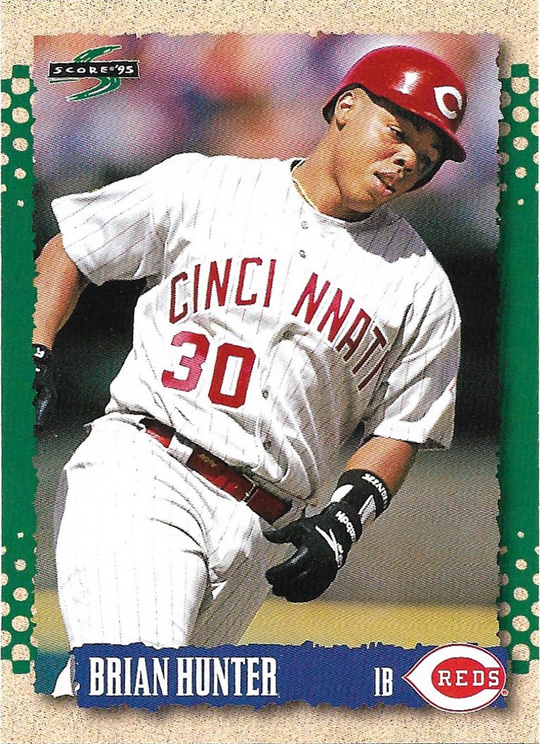Brian Hunter 1995 Score #403 Cincinnati Reds Baseball Card