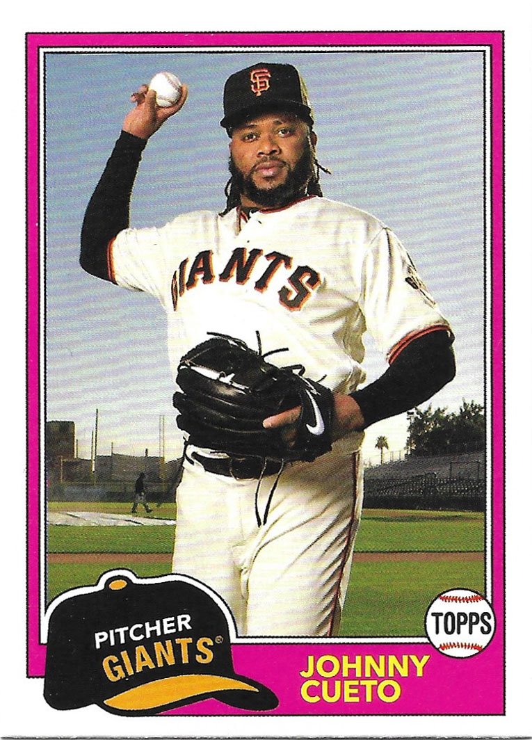 Johnny Cueto 2018 Topps Archives #228 San Francisco Giants Baseball Card