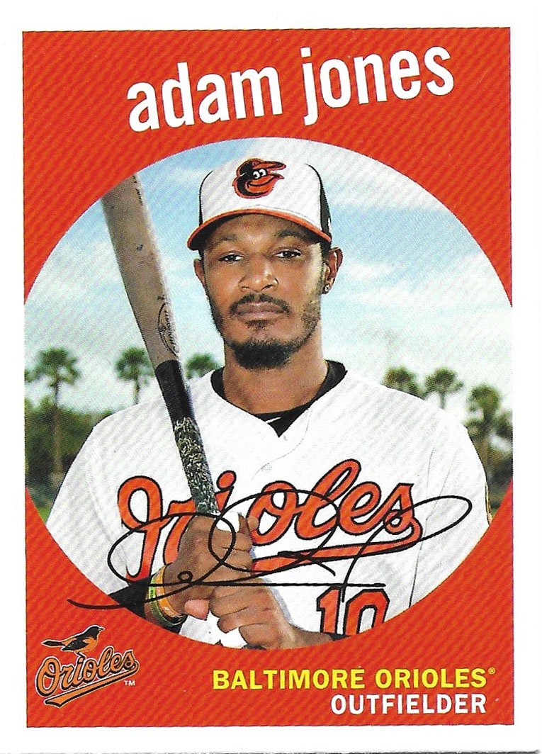 Adam Jones 2018 Topps Archives #36 Baltimore Orioles Baseball Card