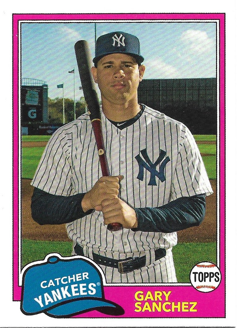 Gary Sanchez 2018 Topps Archives #289 New York Yankees Baseball Card