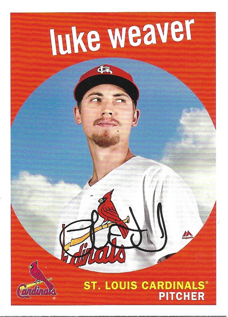 Luke Weaver 2018 Topps Archives #43 St. Louis Cardinals Baseball Card