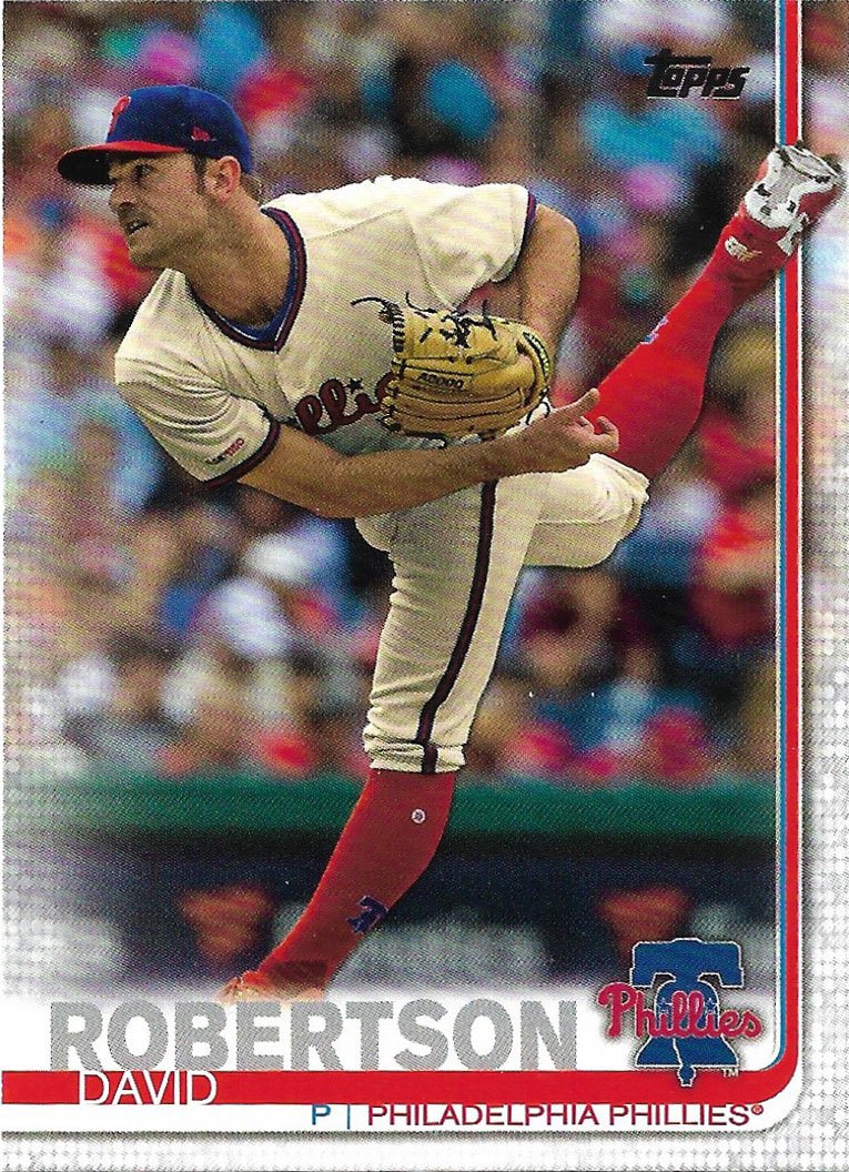 David Robertson 2019 Topps Update #US217 Philadelphia Phillies Baseball ...