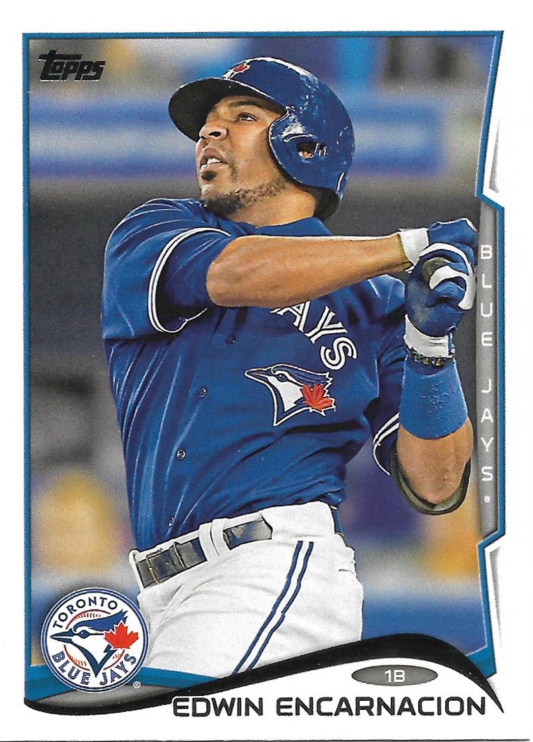 Edwin Encarnacion 2014 Topps #98 Toronto Blue Jays Baseball Card