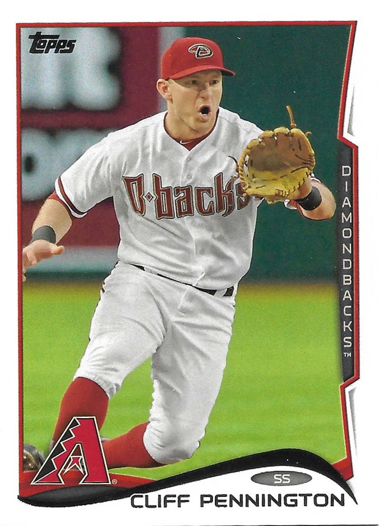 Cliff Pennington 2014 Topps #203 Arizona Diamondbacks Baseball Card