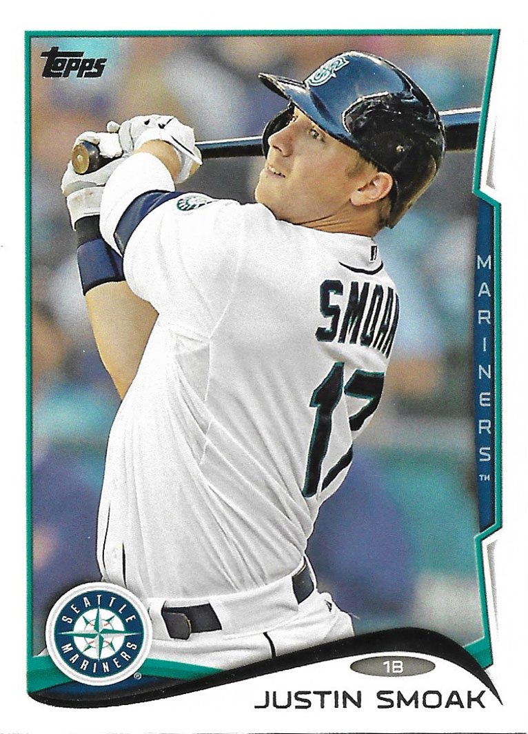 Justin Smoak 2014 Topps #213 Seattle Mariners Baseball Card