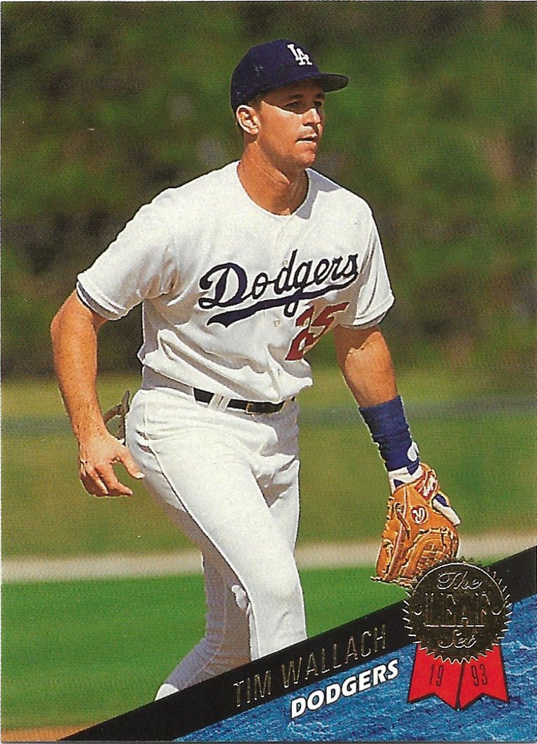 Tim Wallach 1993 Leaf #363 Los Angeles Dodgers Baseball Card