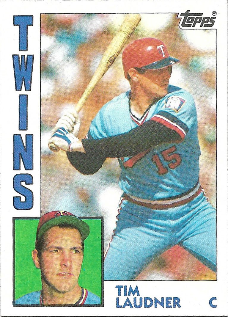 Tim Laudner 1984 Topps #363 Minnesota Twins Baseball Card