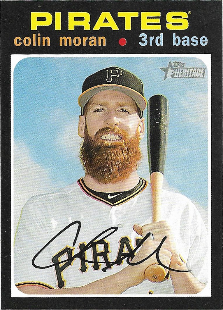 Colin Moran 2020 Topps Heritage #86 Pittsburgh Pirates Baseball Card