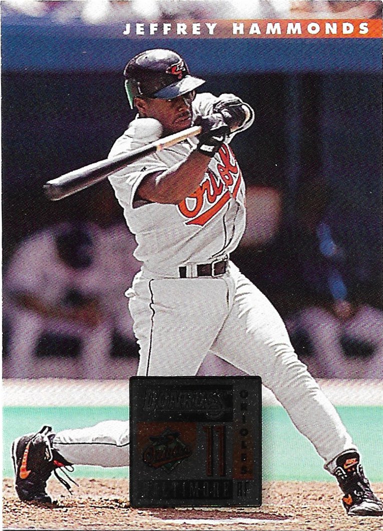 Jeffrey Hammonds 1996 Donruss #372 Baltimore Orioles Baseball Card