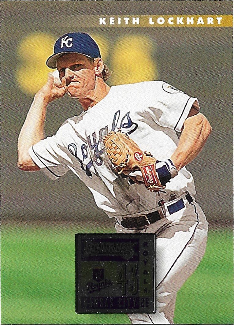 Keith Lockhart 1996 Donruss #386 Kansas City Royals Baseball Card