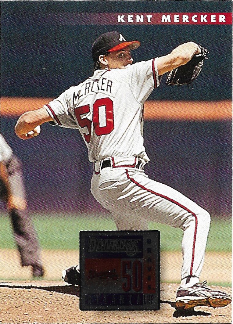 Kent Mercker 1996 Donruss #522 Atlanta Braves Baseball Card