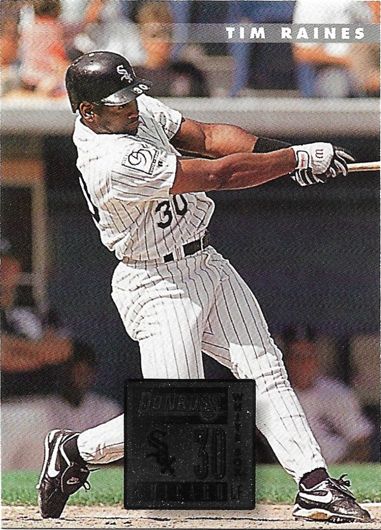 Tim Raines 1996 Donruss #384 Chicago White Sox Baseball Card