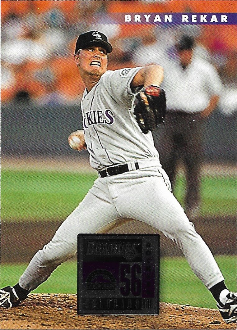 Bryan Rekar 1996 Donruss #444 Colorado Rockies Baseball Card
