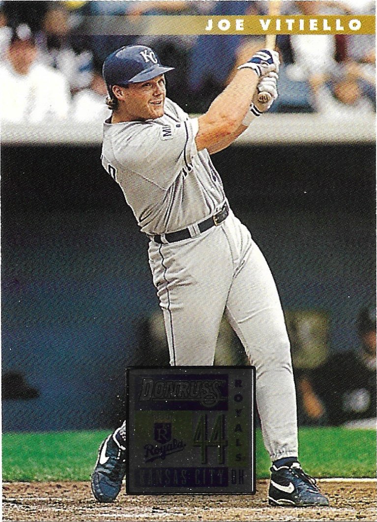 Joe Vitiello 1996 Donruss #304 Kansas City Royals Baseball Card