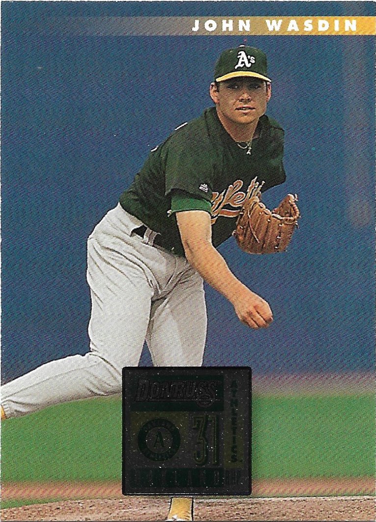 John Wasdin 1996 Donruss #354 Oakland Athletics Baseball Card