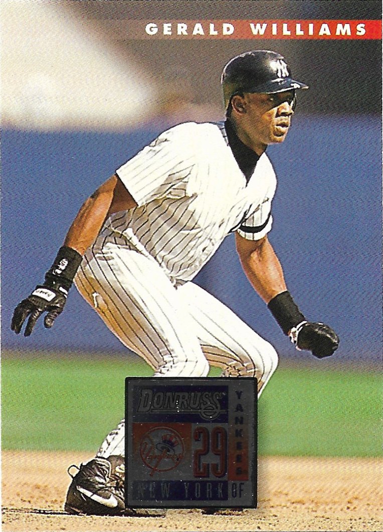Gerald Williams 1996 Donruss #25 New York Yankees Baseball Card
