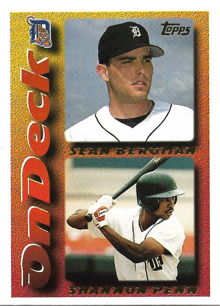 Sean Bergman, Shannon Penn 1995 Topps #636 Detroit Tigers Baseball Card