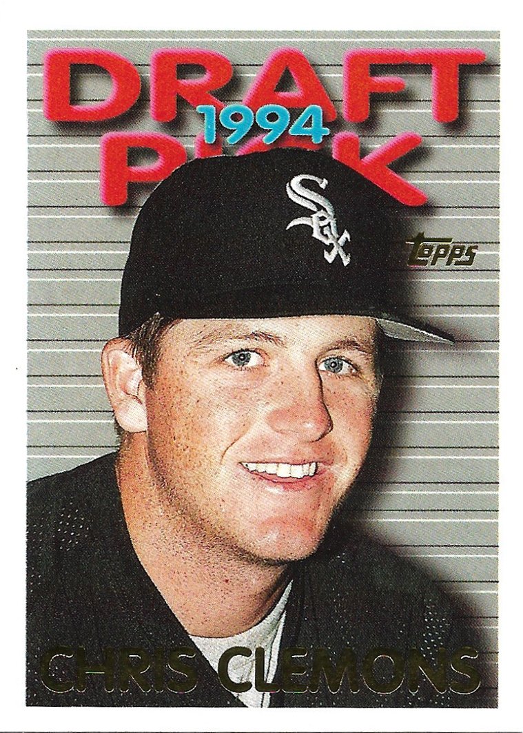 Chris Clemons 1995 Topps #551 Chicago White Sox Baseball Card