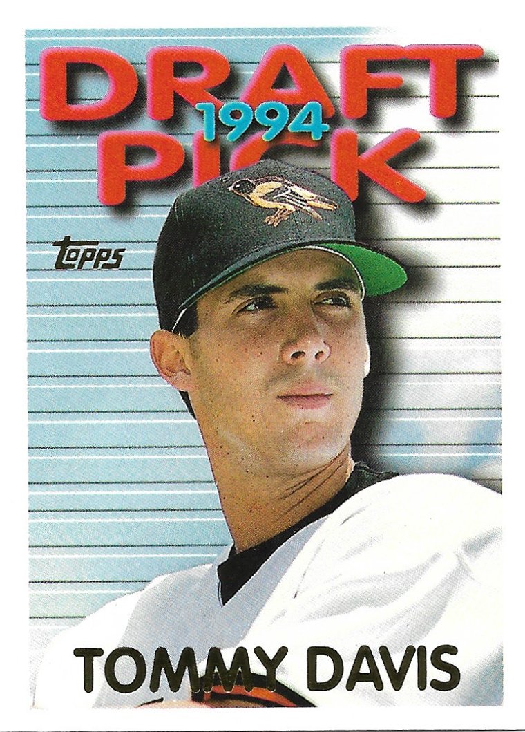 Tommy Davis 1995 Topps #555 Baltimore Orioles Baseball Card