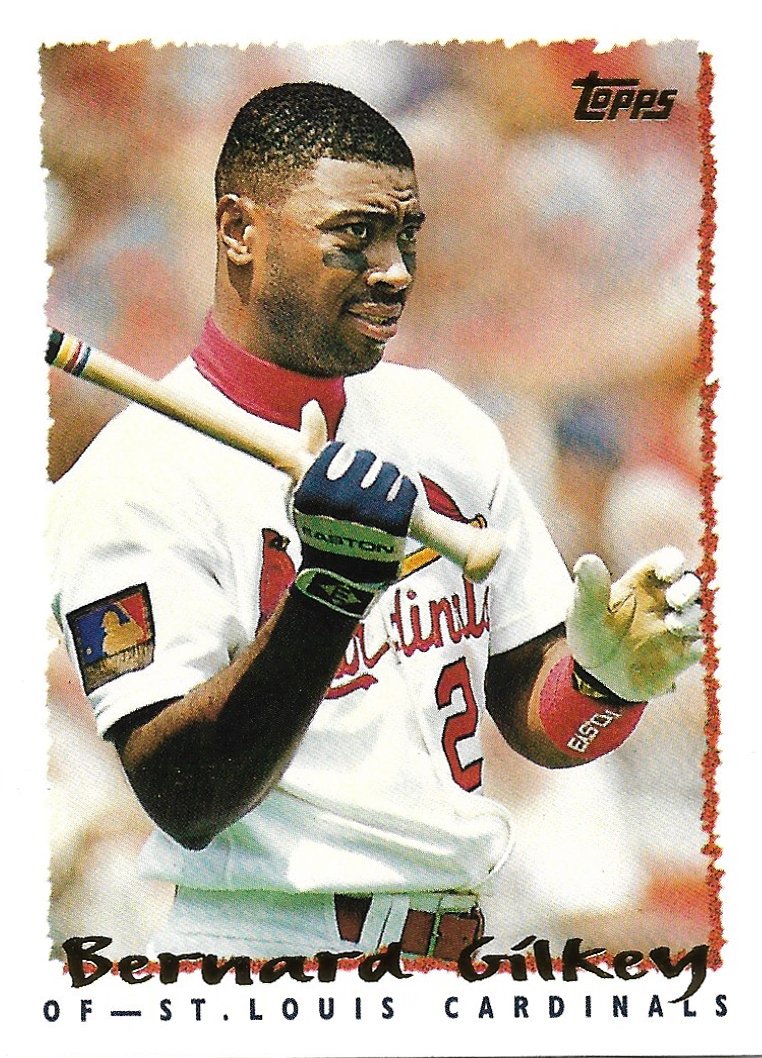 Bernard Gilkey 1995 Topps #547 St. Louis Cardinals Baseball Card