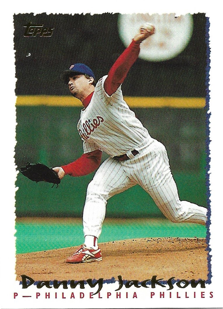 Danny Jackson 1995 Topps #420 Philadelphia Phillies Baseball Card