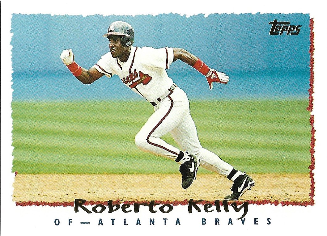 Roberto Kelly 1995 Topps #532 Atlanta Braves Baseball Card