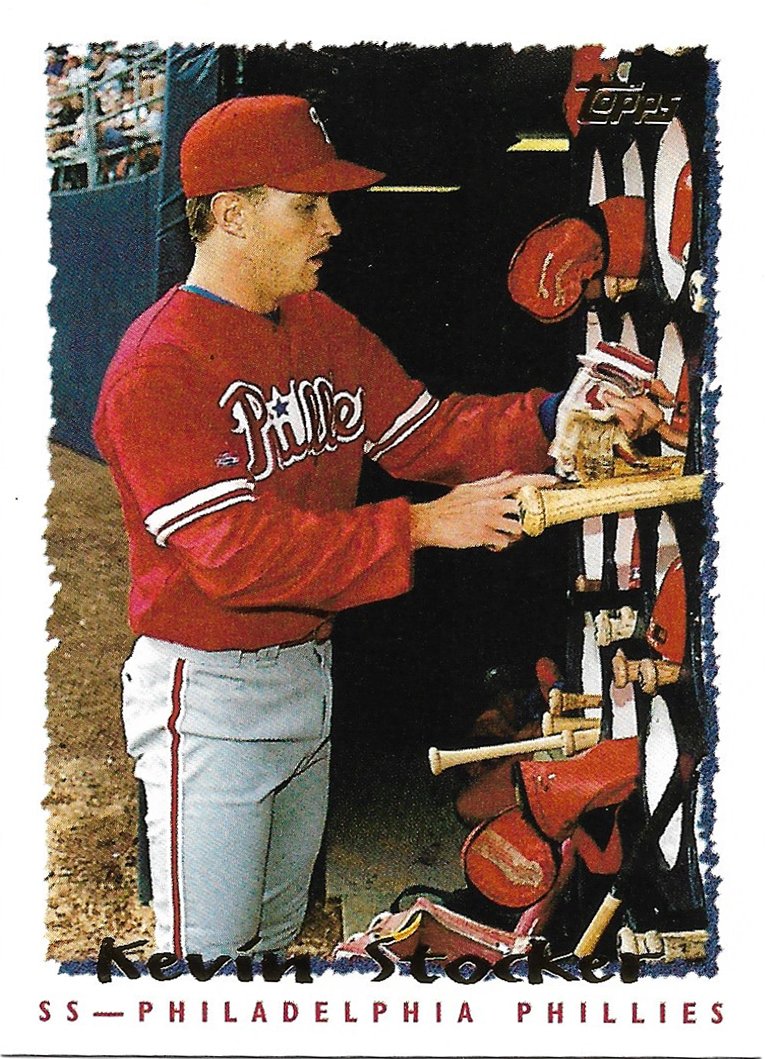 Kevin Stocker 1995 Topps #533 Philadelphia Phillies Baseball Card