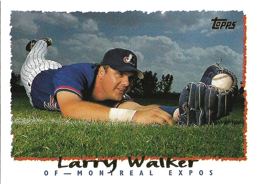Larry Walker 1995 Topps #422 Montreal Expos Baseball Card