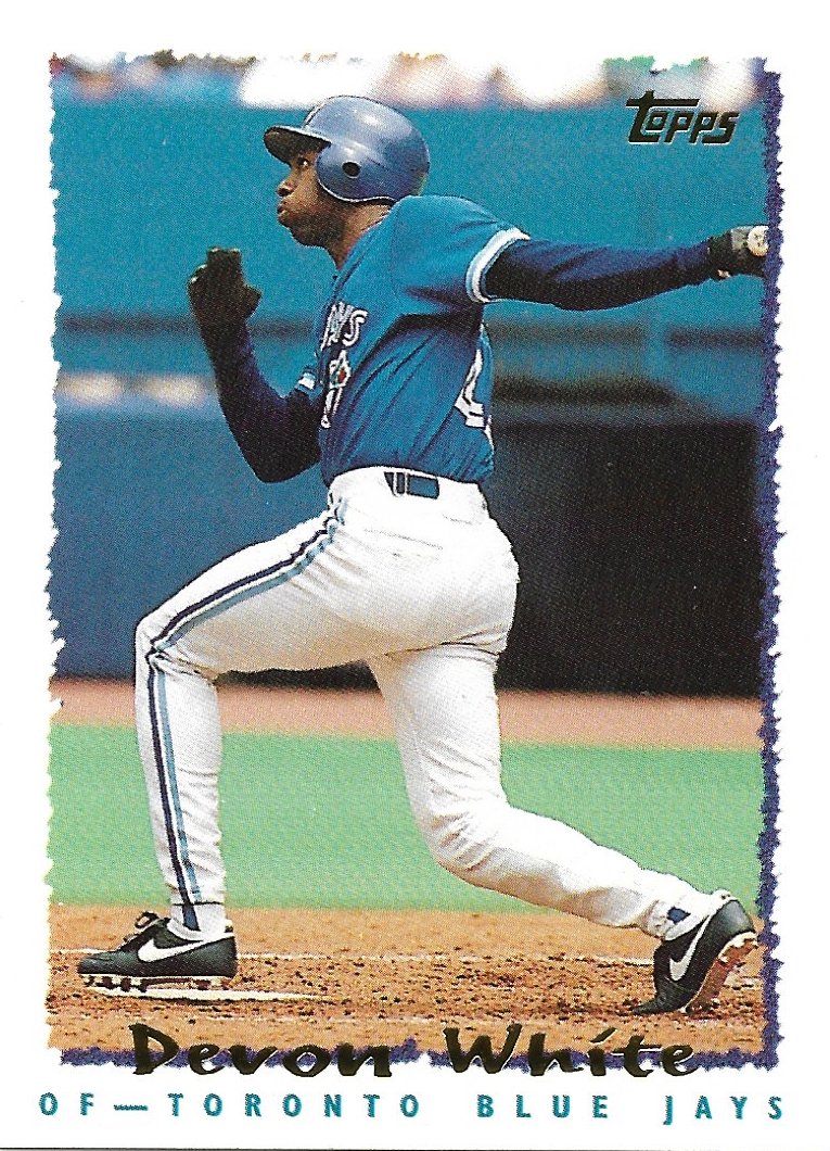 Devon White 1995 Topps #427 Toronto Blue Jays Baseball Card