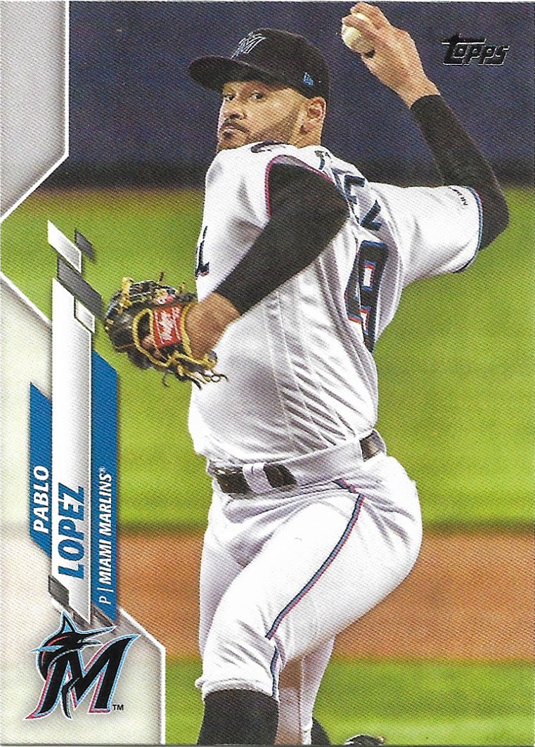 Pablo Lopez 2020 Topps #504 Miami Marlins Baseball Card