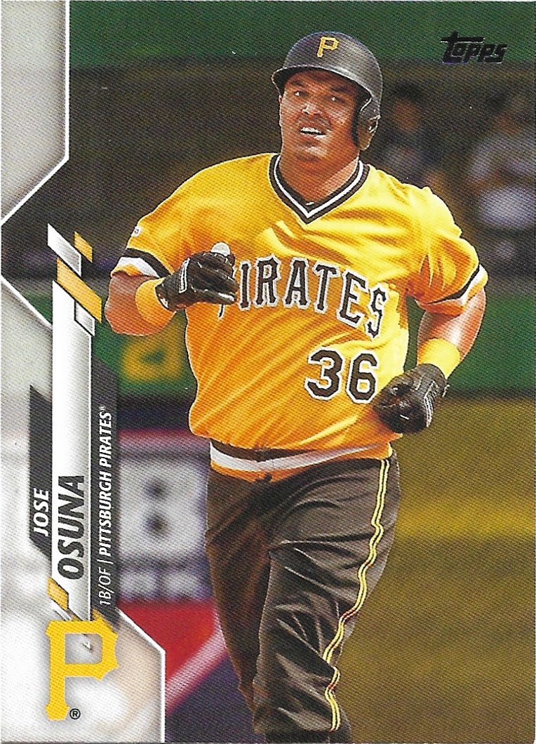 Jose Osuna 2020 Topps #375 Pittsburgh Pirates Baseball Card