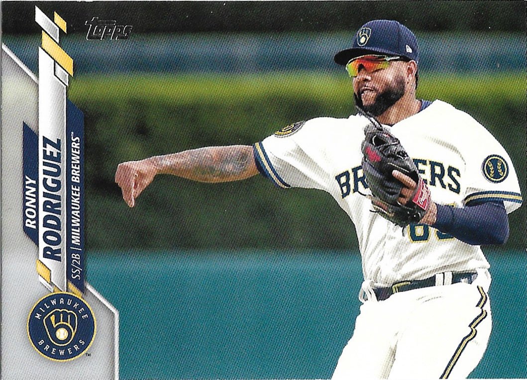 Ronny Rodriguez 2020 Topps #682 Milwaukee Brewers Baseball Card