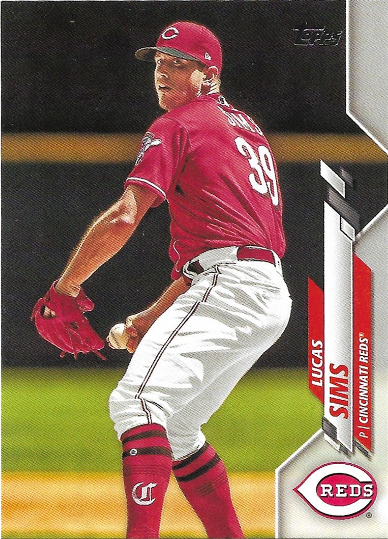 Lucas Sims 2020 Topps #496 Cincinnati Reds Baseball Card