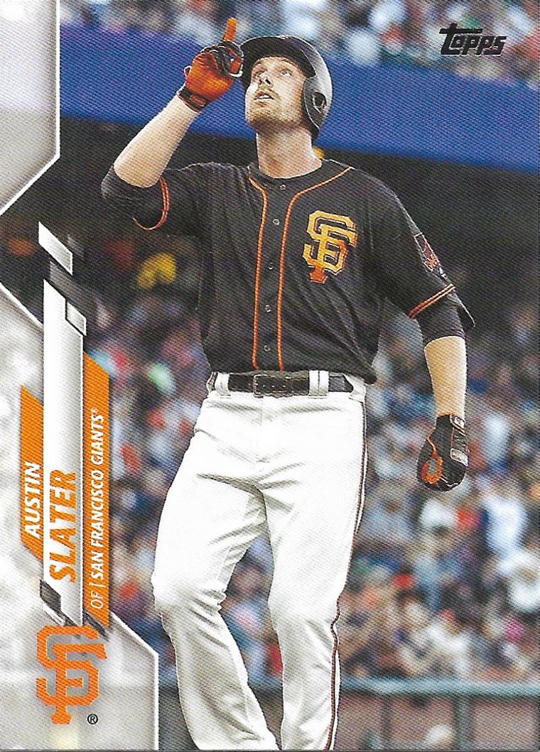 Austin Slater 2020 Topps #490 San Francisco Giants Baseball Card