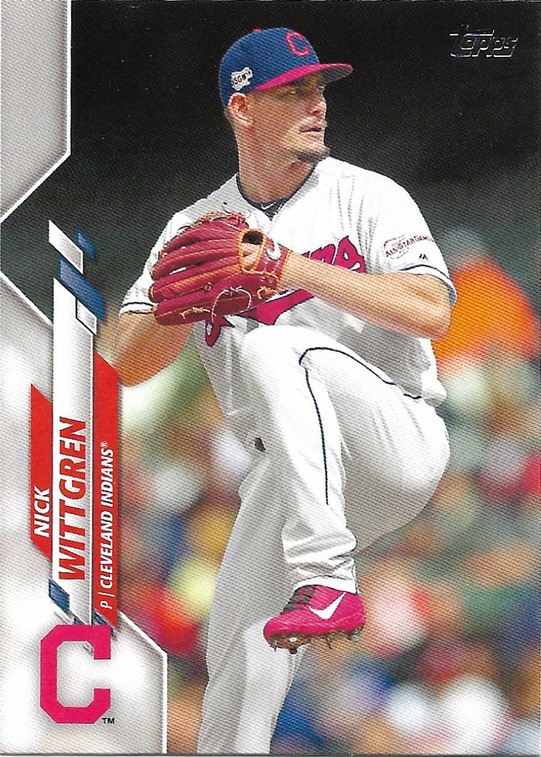 Nick Wittgren 2020 Topps #441 Cleveland Indians Baseball Card