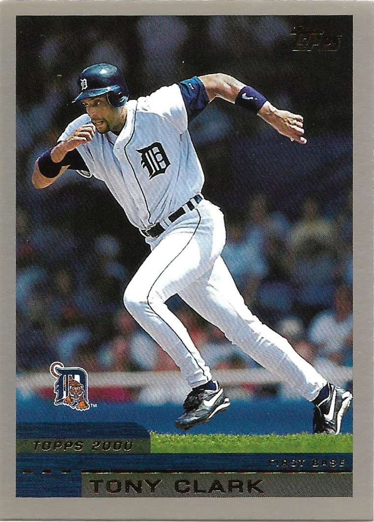 Tony Clark 2000 Topps #287 Detroit Tigers Baseball Card