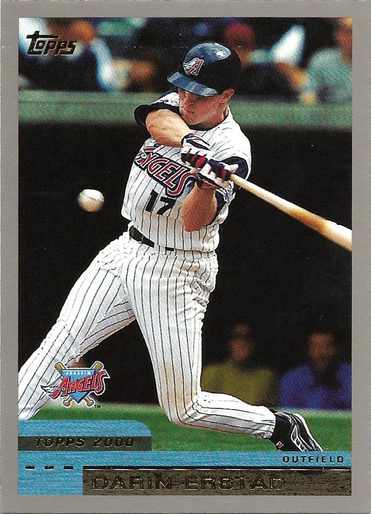 Darin Erstad 2000 Topps #25 Anaheim Angels Baseball Card