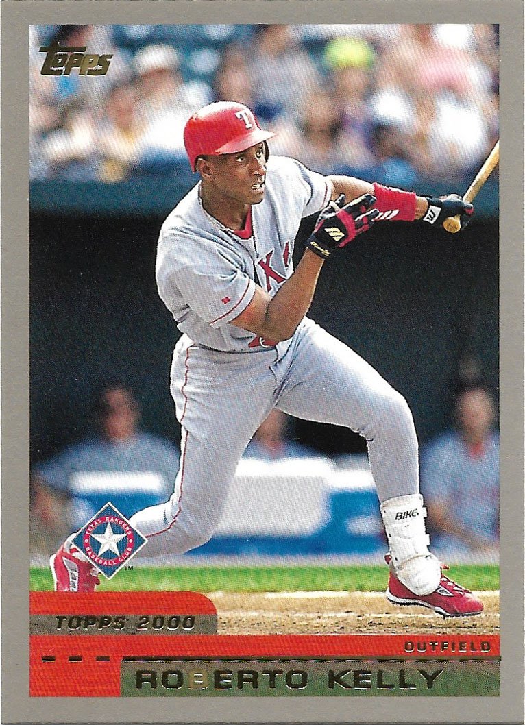 Roberto Kelly 2000 Topps #88 Texas Rangers Baseball Card