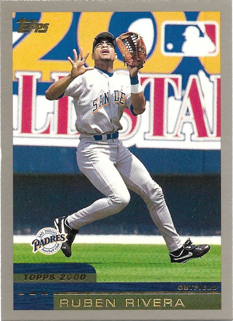 Ruben Rivera 2000 Topps #394 San Diego Padres Baseball Card