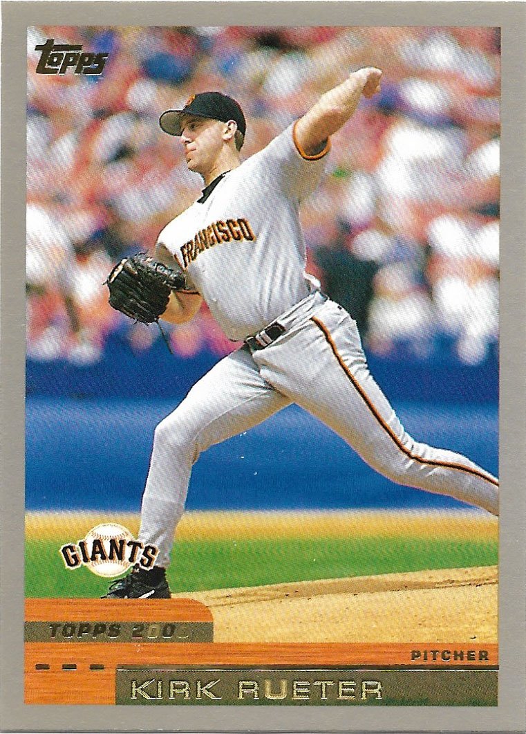 Kirk Rueter 2000 Topps #325 San Francisco Giants Baseball Card