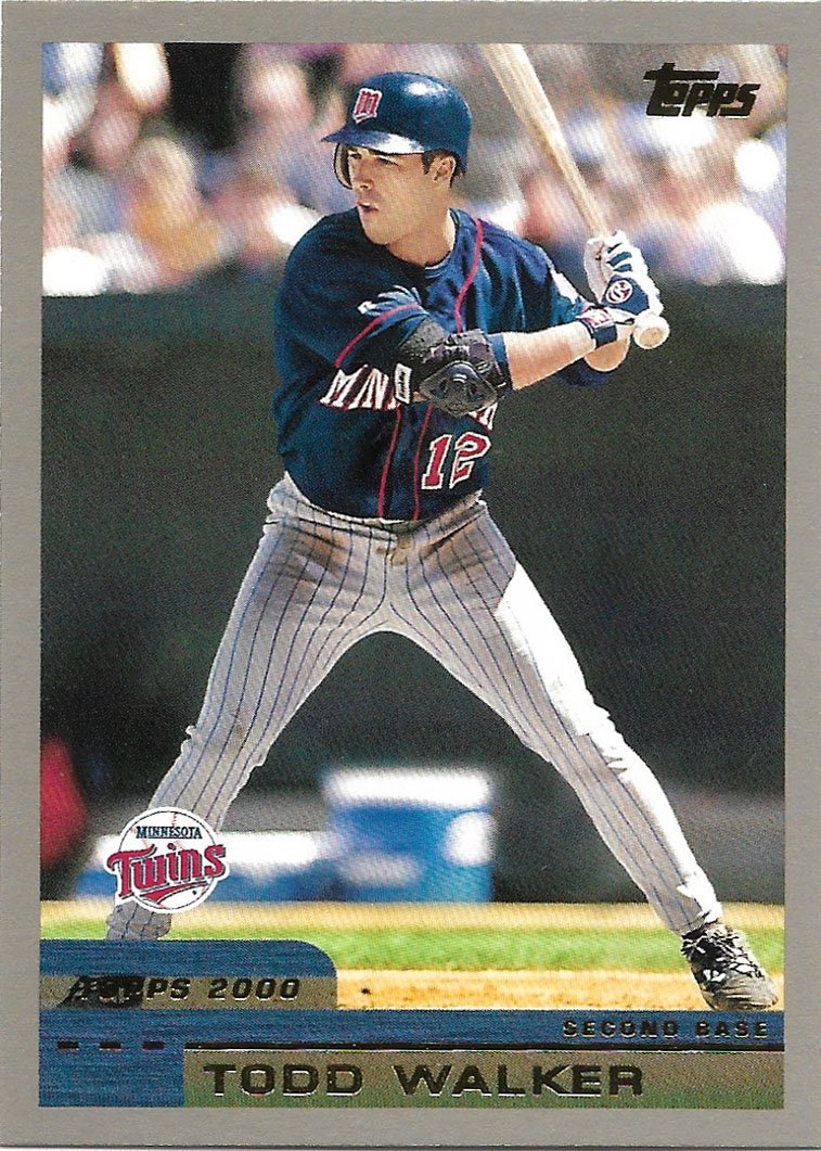Todd Walker 2000 Topps #57 Minnesota Twins Baseball Card